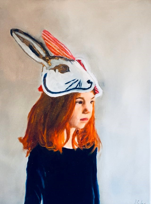 Samantha Ellis Fox - 'Rabbit Hat V' – Hambly and Hambly